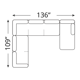Murphy Beige Woven 3 Pc Right Arm Chaise Sectional | Rooms to Go