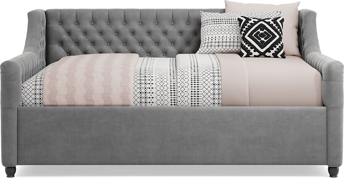 Alena 3 Pc Charcoal Gray Full Daybed | Rooms to Go