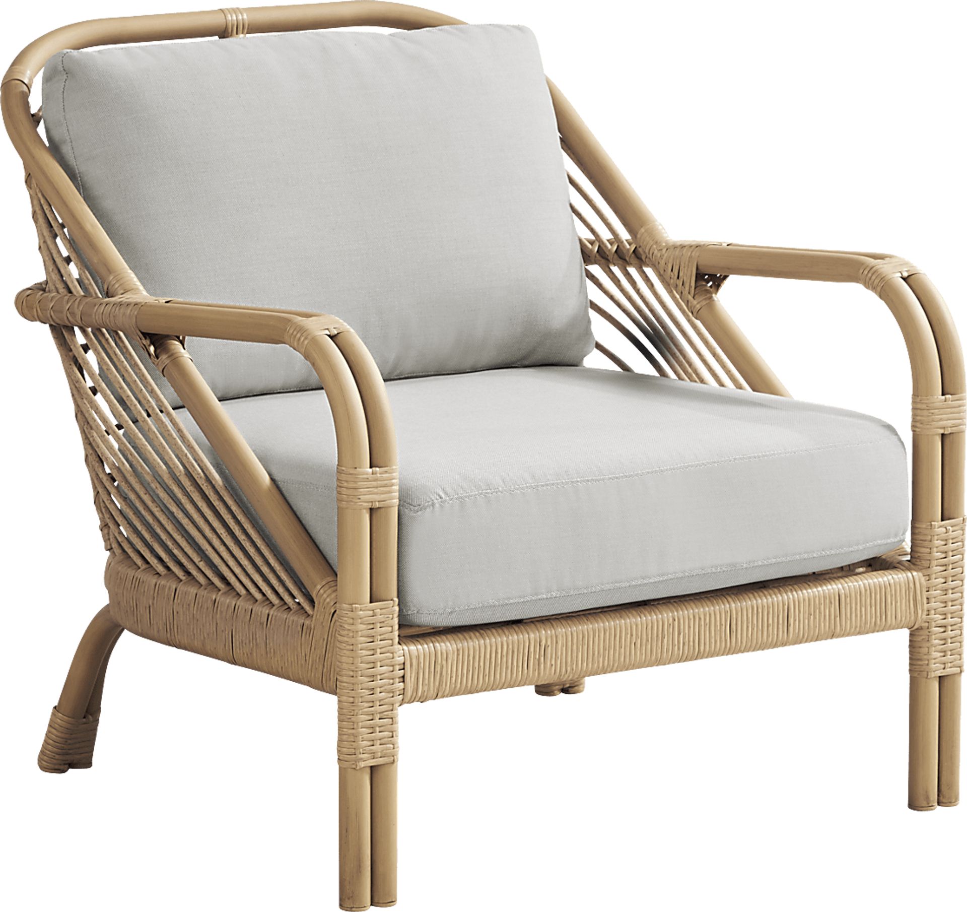 Coronado Sandstone Colors Pewter Gray Wicker Outdoor Chat Chair | Rooms ...