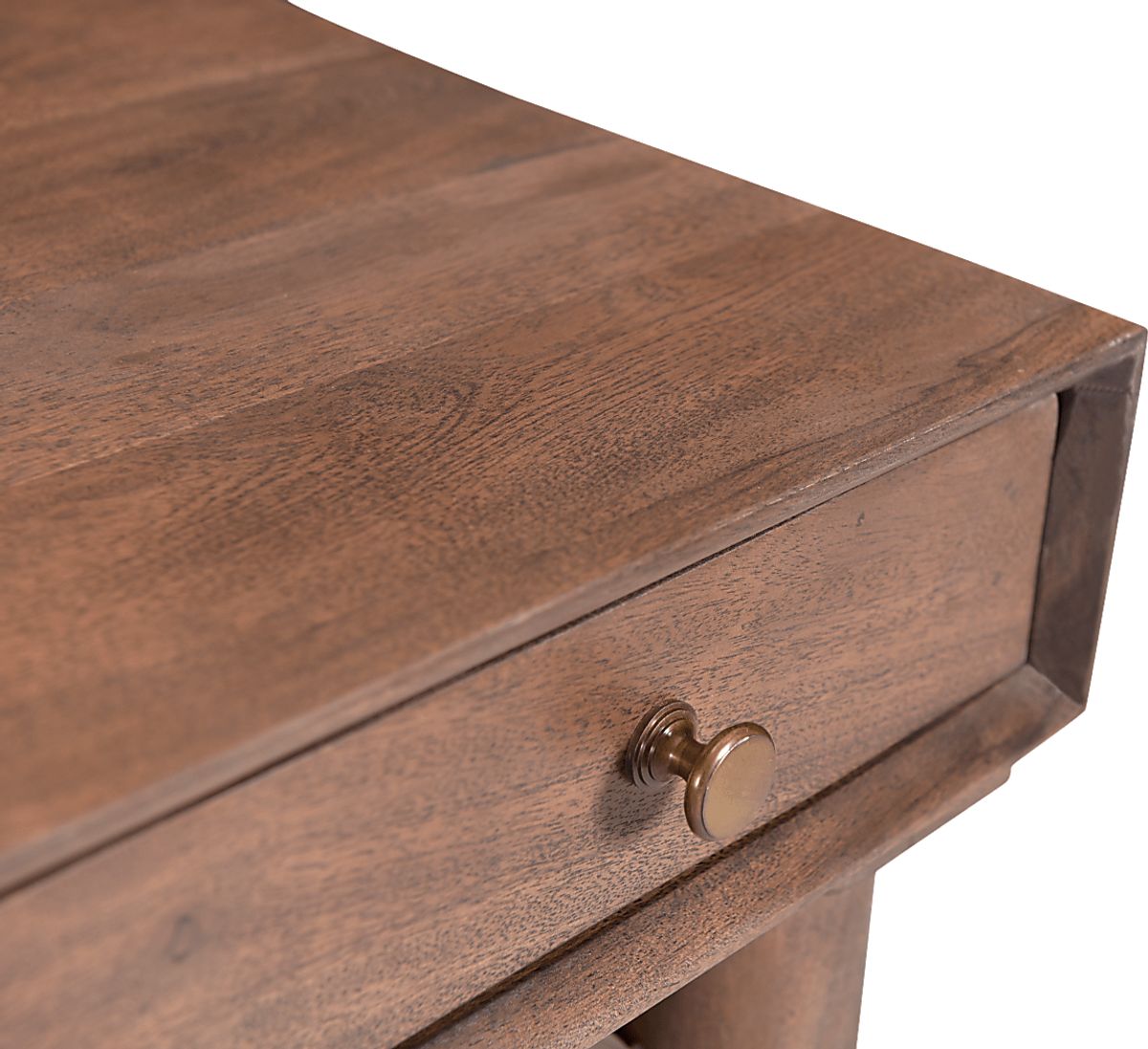 Darlinghurst Brown Dark Wood Desk | Rooms to Go