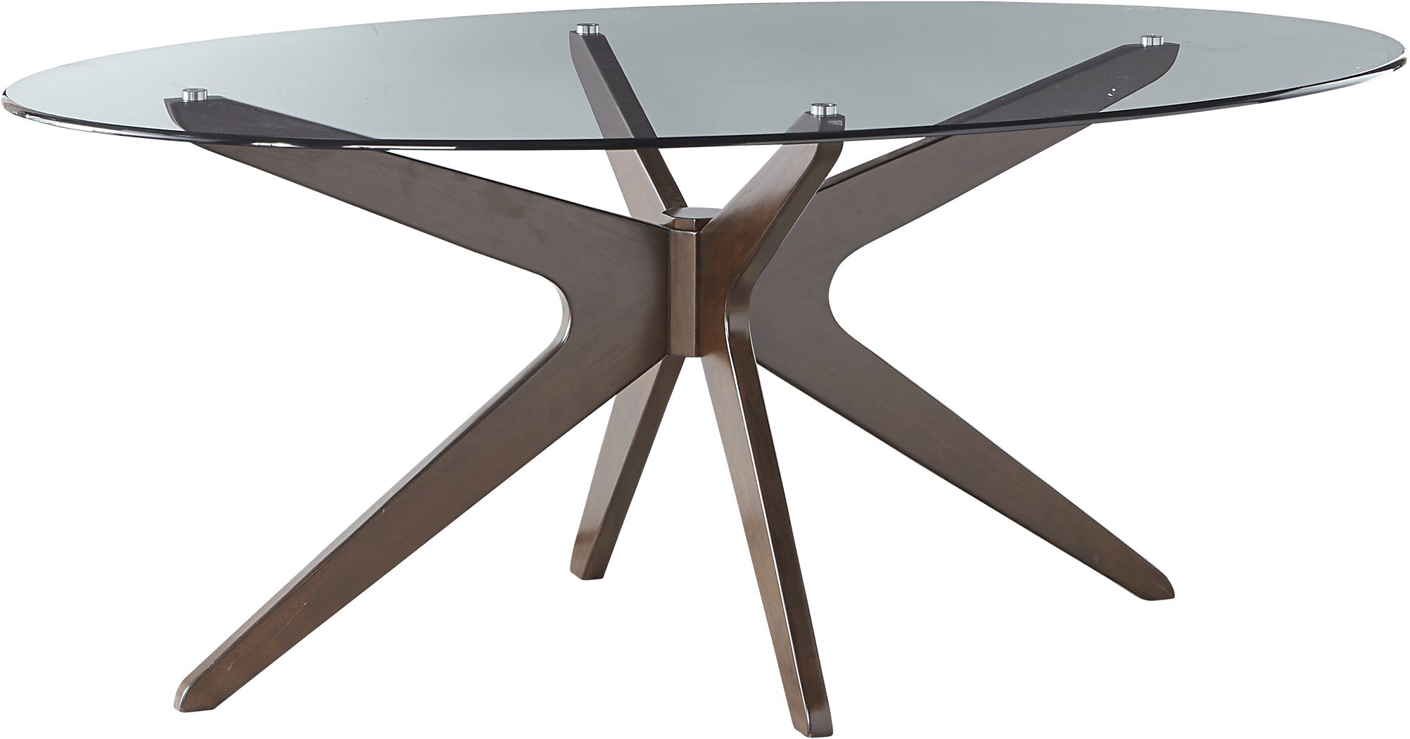 Delmon Walnut Dark Wood Dining Table | Rooms to Go