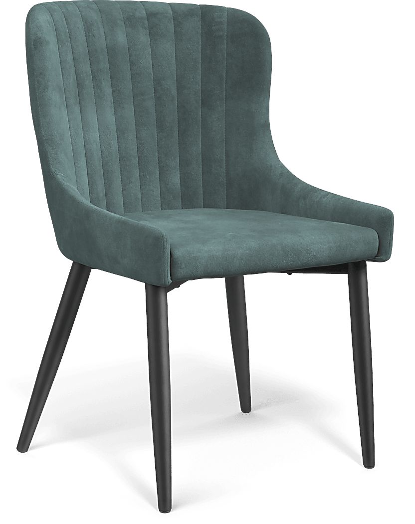 Emeric Ink Blue Side Chair | Rooms to Go