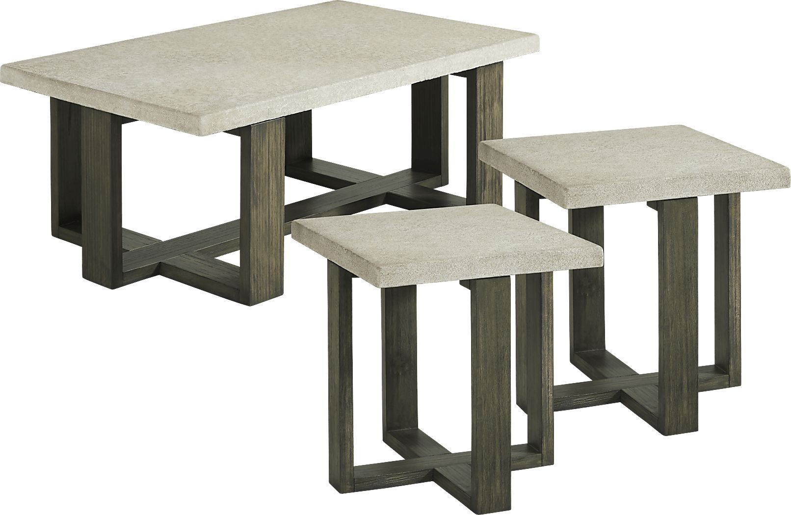 Sanger Gray Rectangle Cocktail Table | Rooms to Go