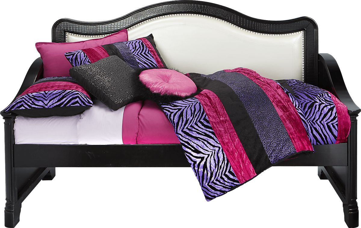 Sofia Vergara Kayla Black Black,Colors 2 Pc Daybed | Rooms to Go