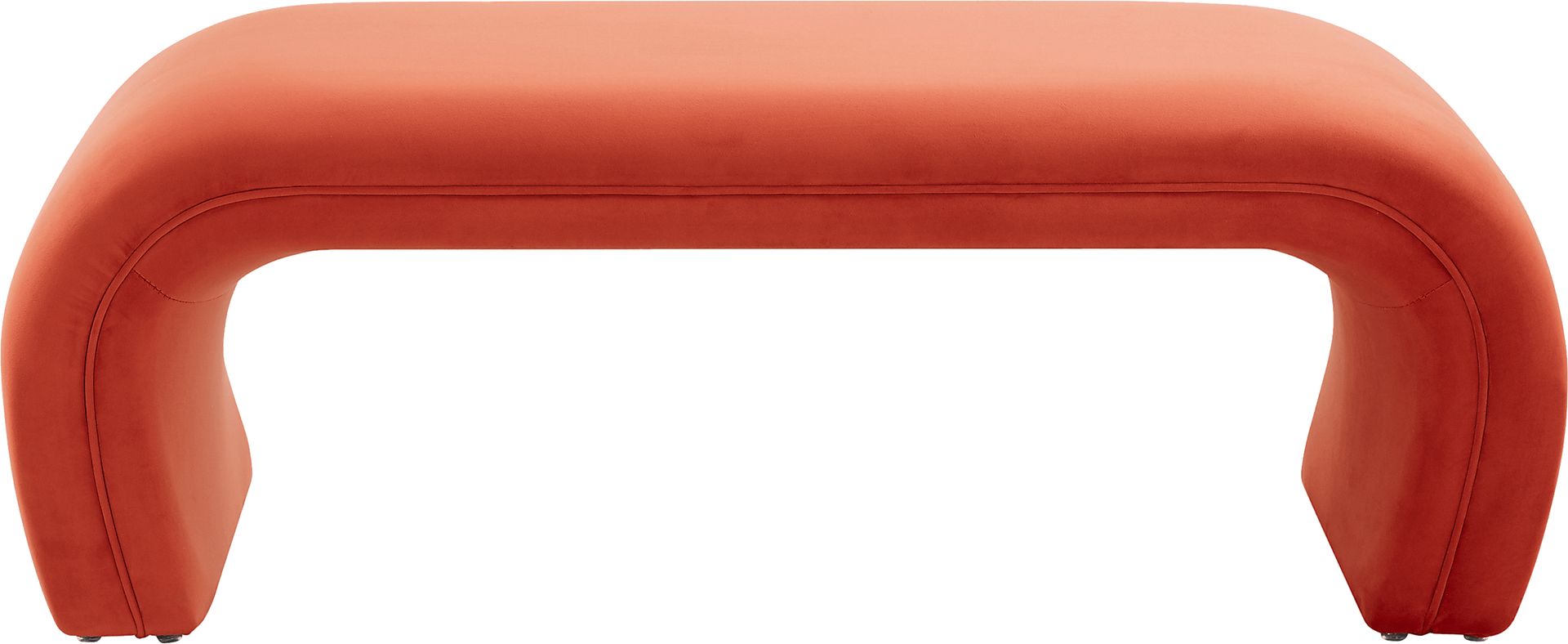 Timwood Rust Red Polyester Fabric Bench | Rooms to Go