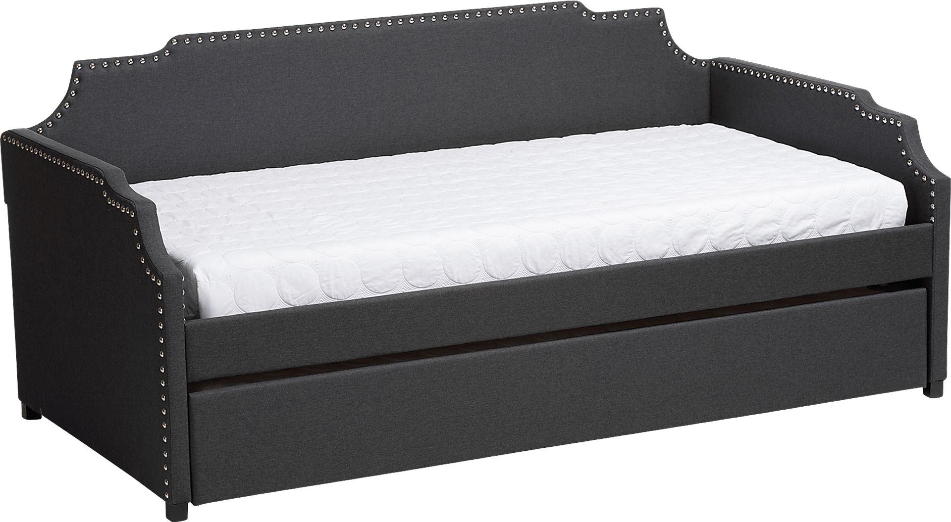 Tynland Charcoal Gray Daybed With Trundle | Rooms to Go