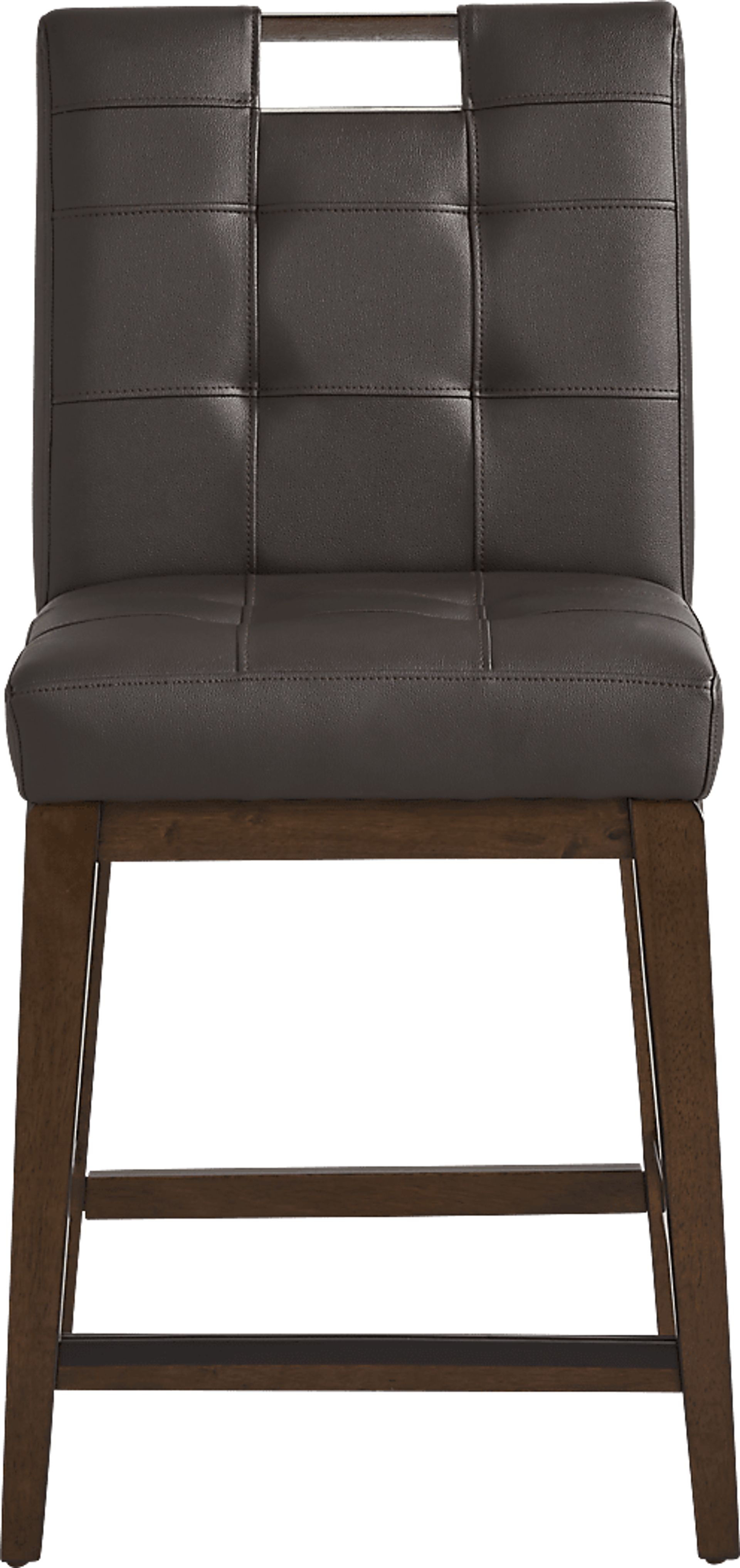 Walstead Place 5 Pc Brown Dark Wood Dining Room Set With Counter Height ...