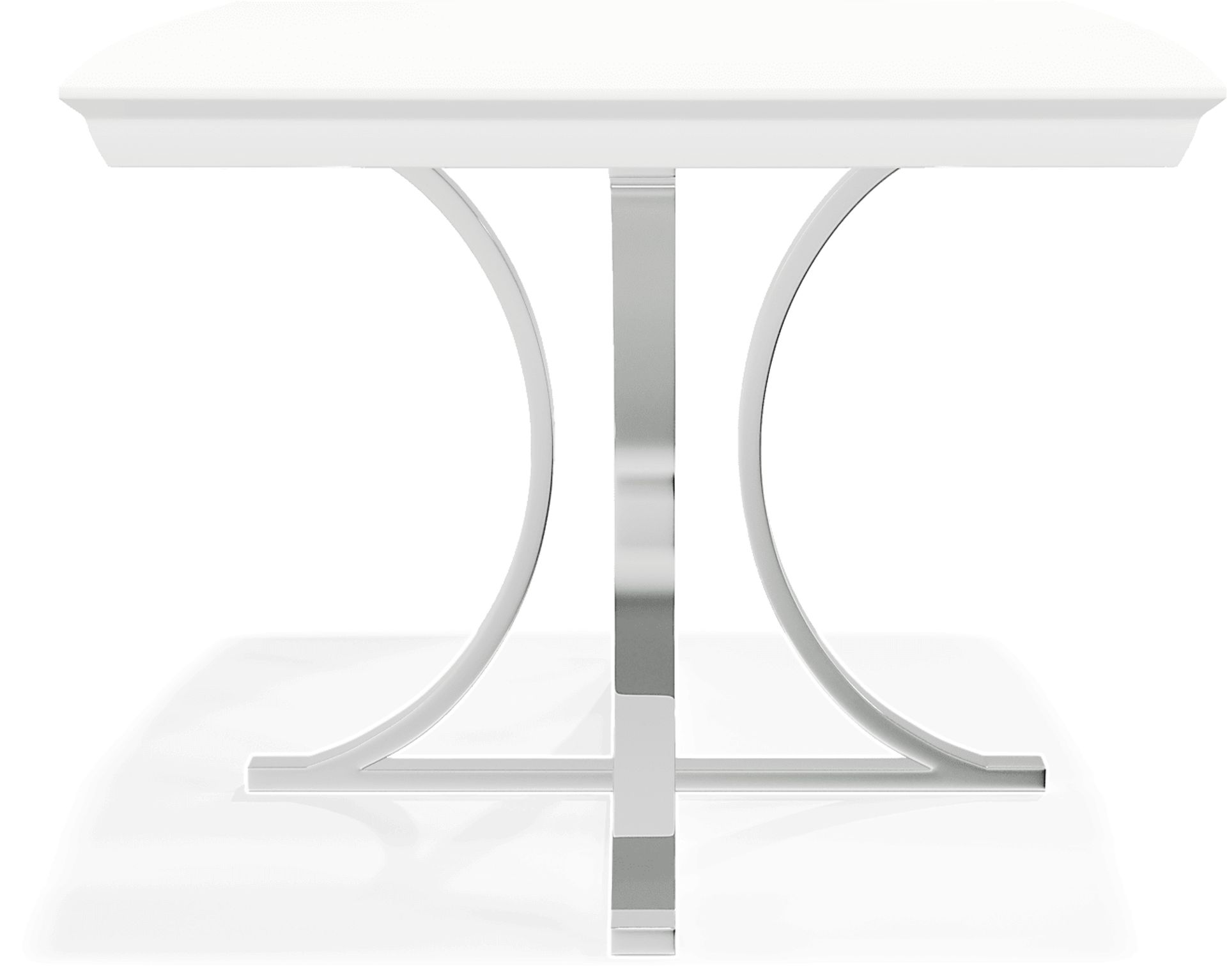 Washington Square Chrome,White Colors,Metal,White Dining Table | Rooms ...